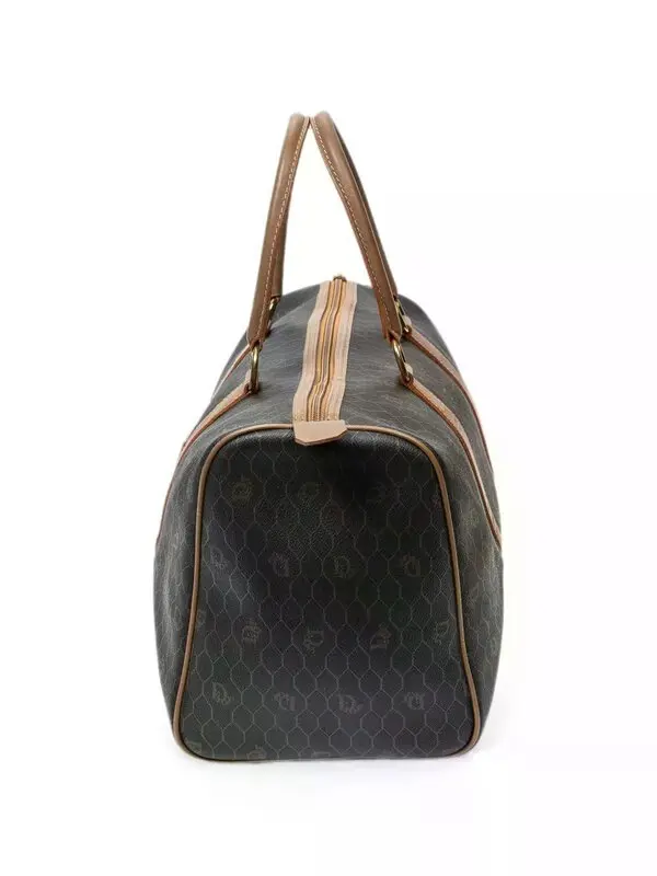 Dior Small Boston Zip-up Luggage - Brown
