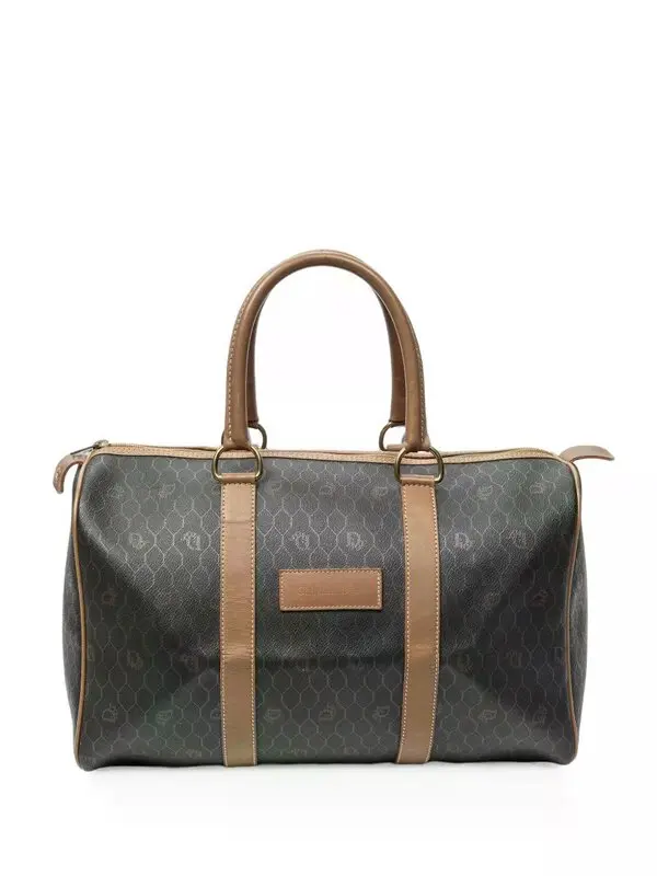 Dior Small Boston Zip-up Luggage - Brown