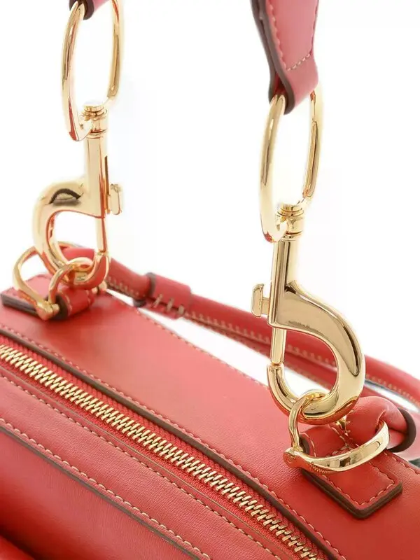 Moschino Logo Plaque Top-handle Tote Bag