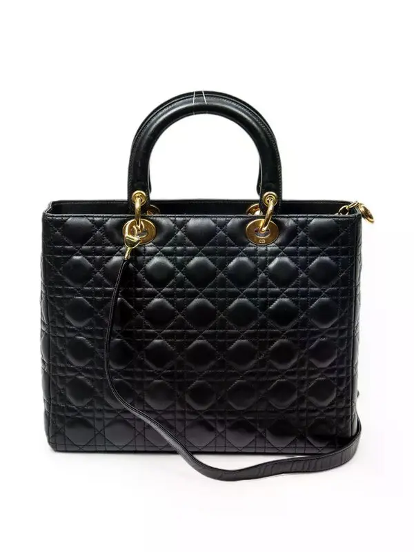 Dior Lady Tote Bag - Black