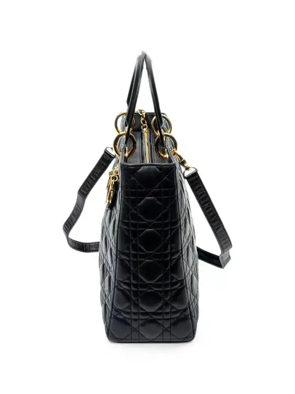 Dior Lady Tote Bag - Black