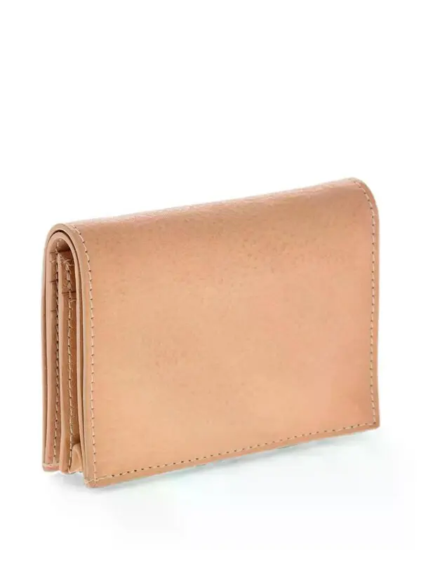 Il Bisonte Zip-around Leather Wallet - Neutrals