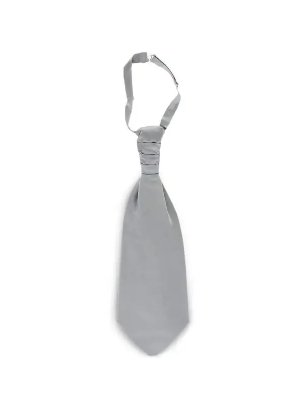 Corneliani Silk Ascot Cravat - Grey