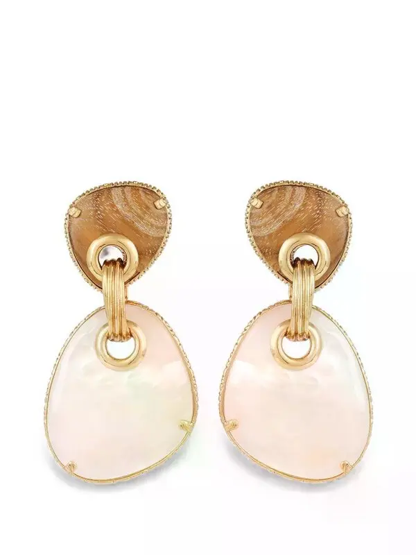 Gas Bijoux Silia Drop Earrings - Gold