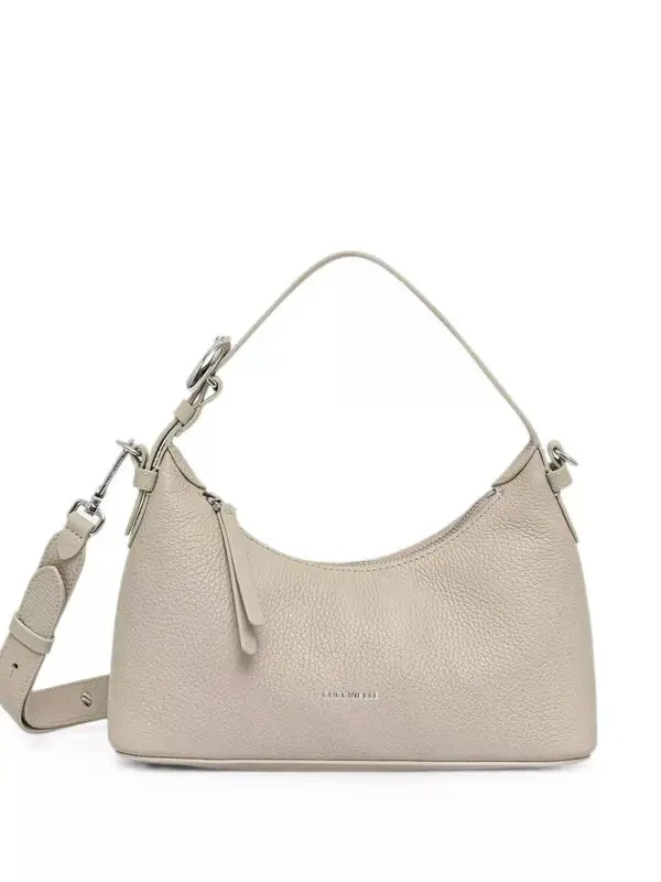 COCCINELLE Grained Leather Shoulder Bag - Neutrals
