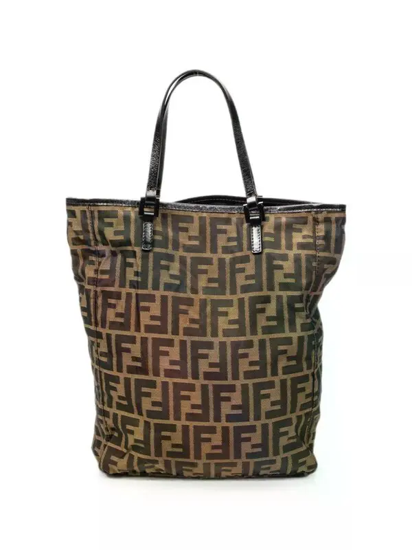 Fendi Zucca Canvas Tote Bag - Brown