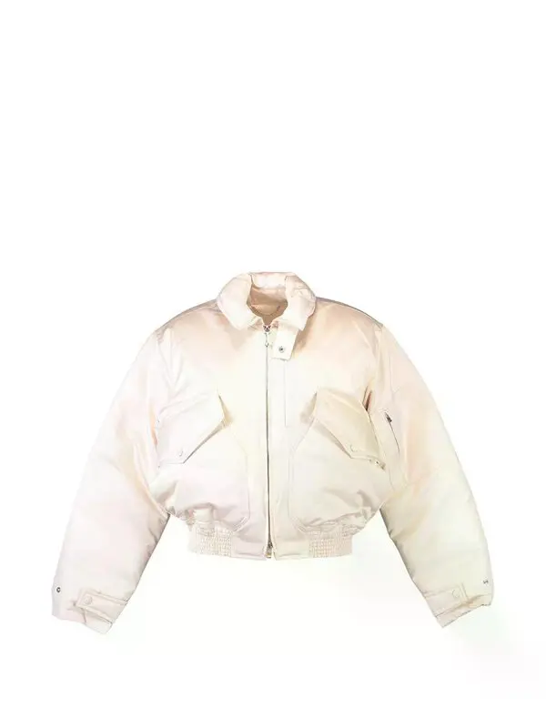 Victoria Beckham Padded Bomber Jacket - Neutrals