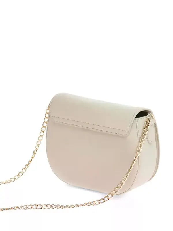 Moschino Logo Plaque Saddle Bag