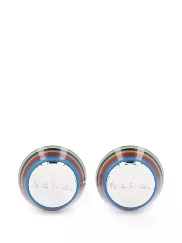 Paul Smith Artist Stripe Cufflinks - Silver