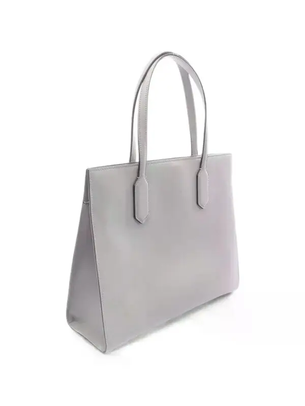 Gucci Gg Ribbon Tote Bag - Grey