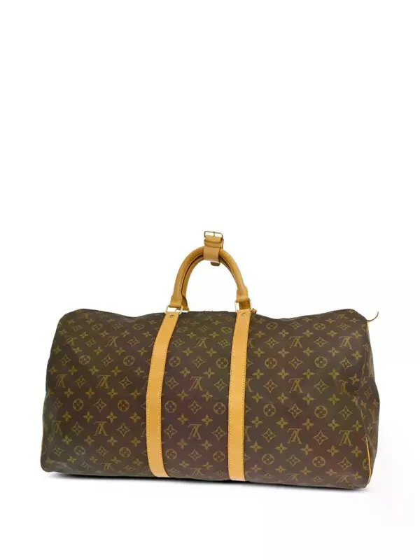 LOUIS VUITTON 1997 Monogram Keepall 55 Handbag