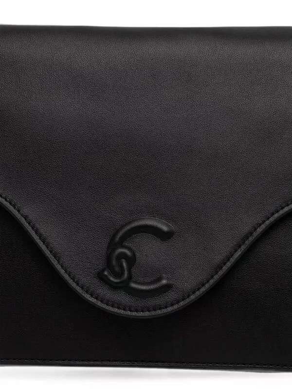 COCCINELLE Logo-embossed Leather Tote Bag