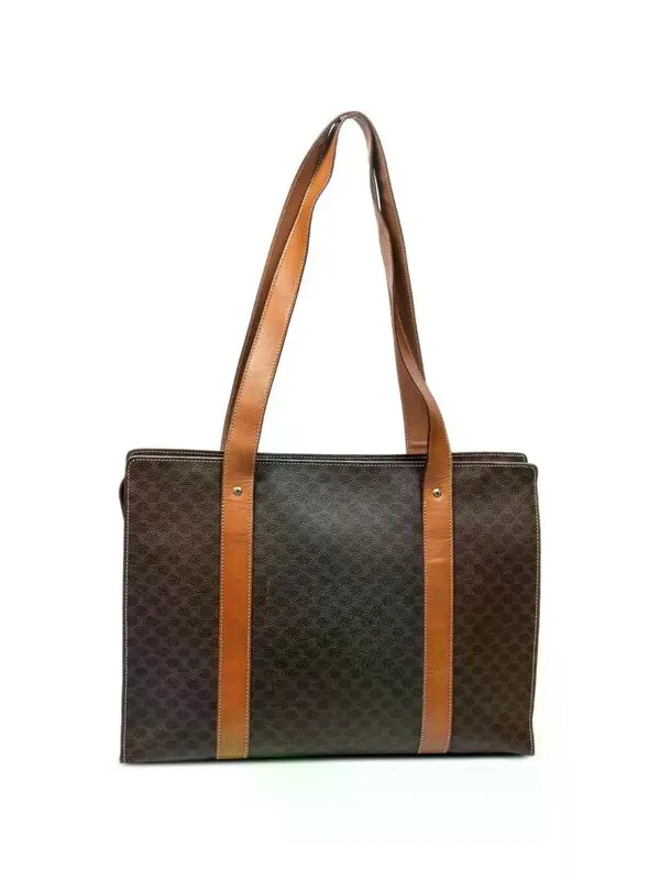 Celine Macadam Pattern Tote Bag - Brown