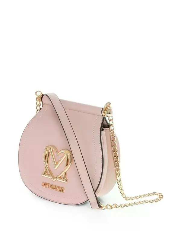 Moschino Plaque Chain Strap Crossbody Bag