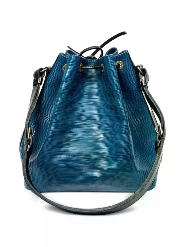 LOUIS VUITTON Noe Pm Epi Leather Bucket Bag - Blue