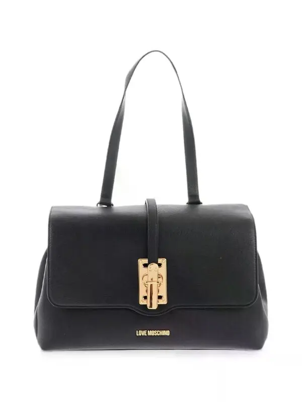 Moschino Logo-embossed Midi Shoulder Bag