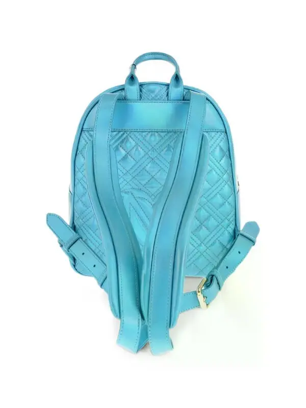 Moschino Quilted Laminated Backpack