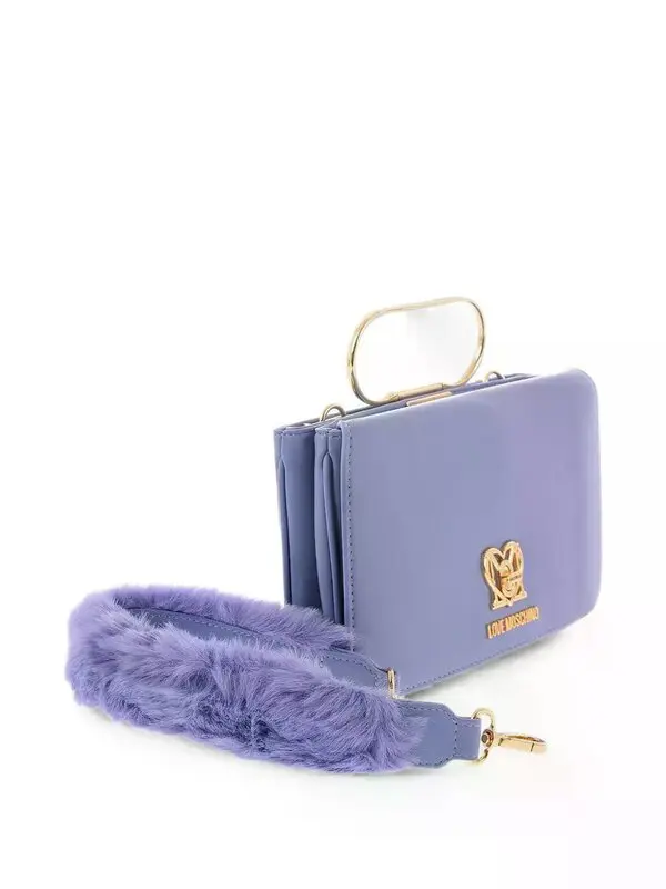 Moschino Logo Plaque Tote Bag