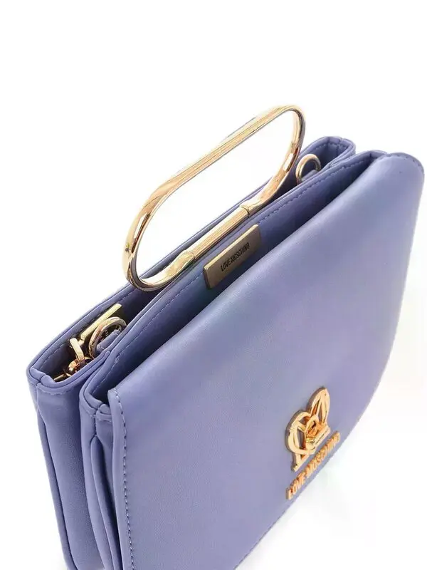 Moschino Logo Plaque Tote Bag