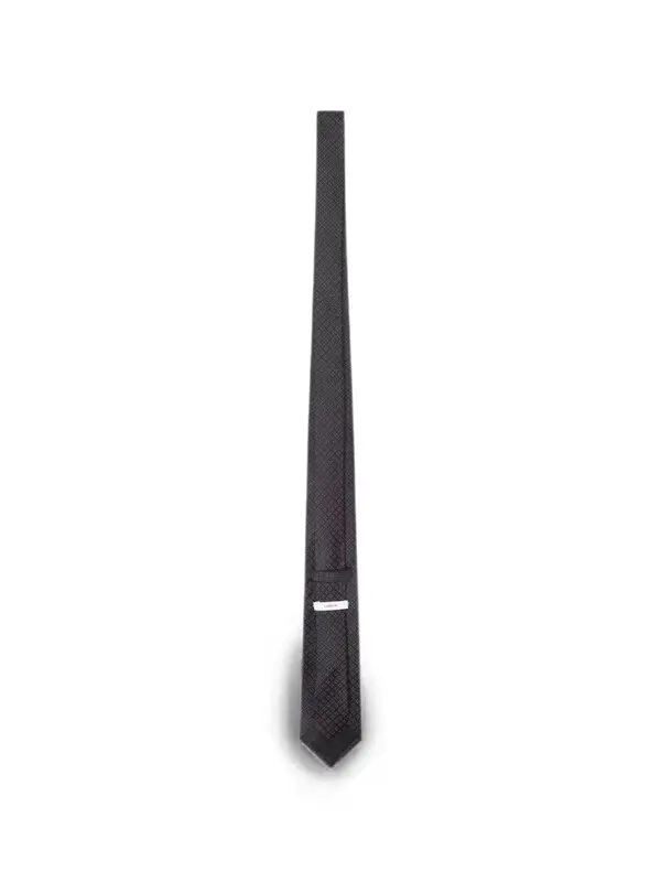 LARDINI Polka-dot Silk Tie