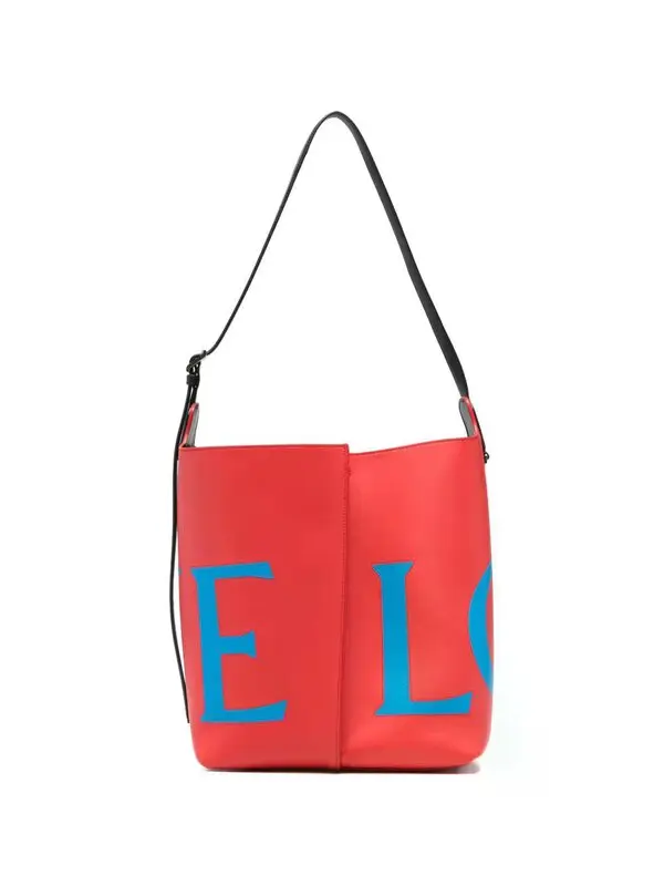Loewe Large Bilbao Logo-print Bucket Bag - Red