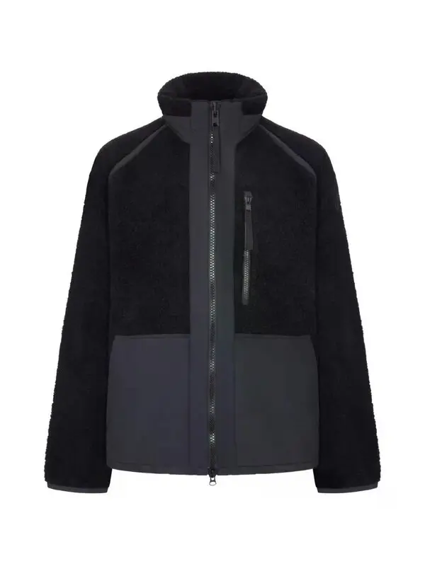 Canada Goose Westport Fleece-texture Panelled Jacket - Black