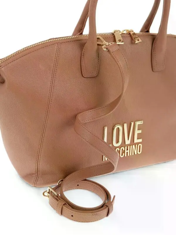 Moschino Plaque Tote Bag