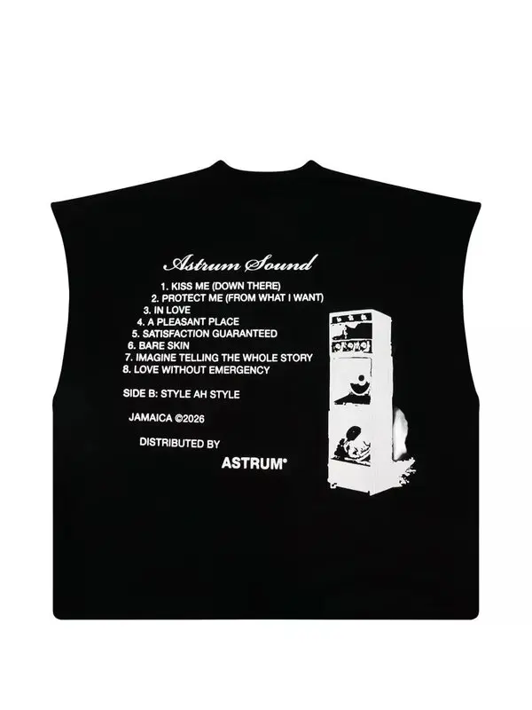 Astrum Ah Wine Graphic-print Tank Top