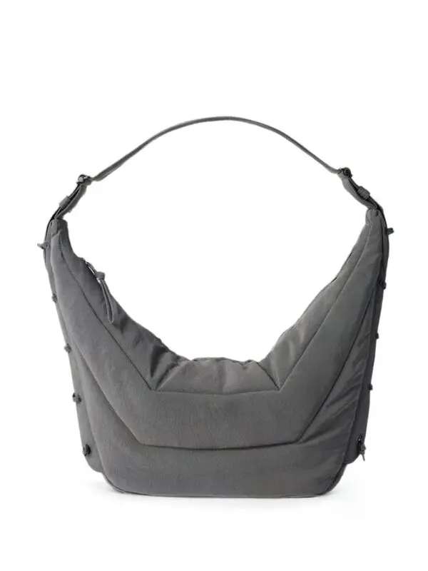 LEMAIRE Large Soft Game Bag In Nylon Canvas - Grey