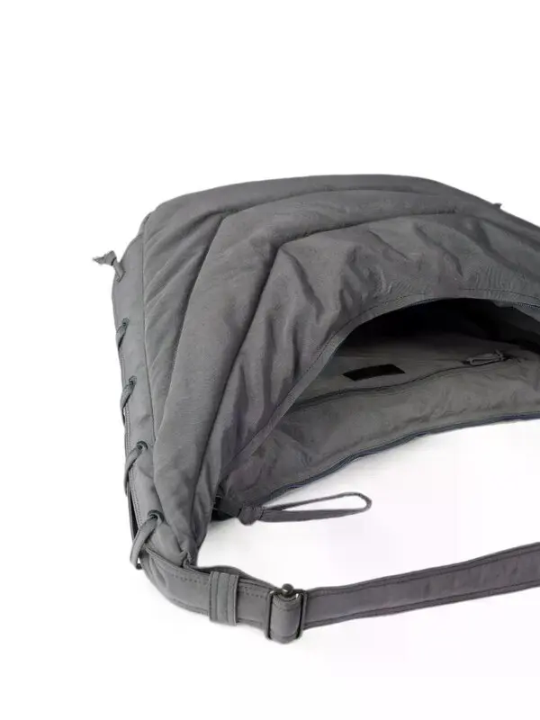 LEMAIRE Large Soft Game Bag In Nylon Canvas - Grey