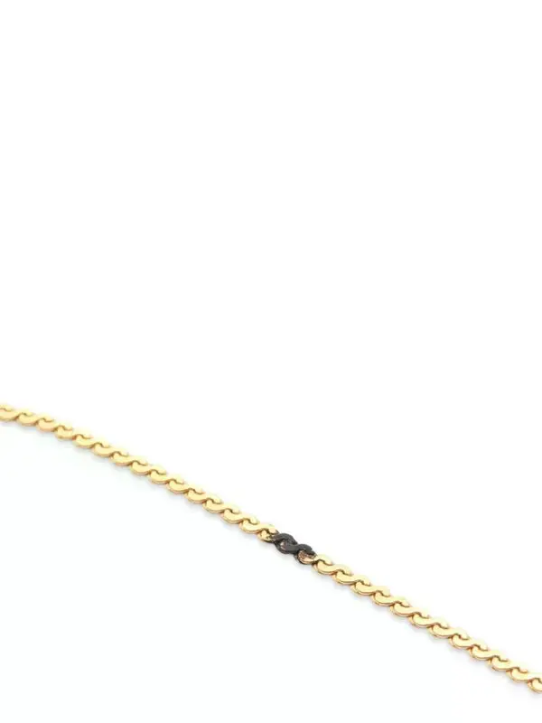 Dior Tone Cd Logo Pendant Necklace