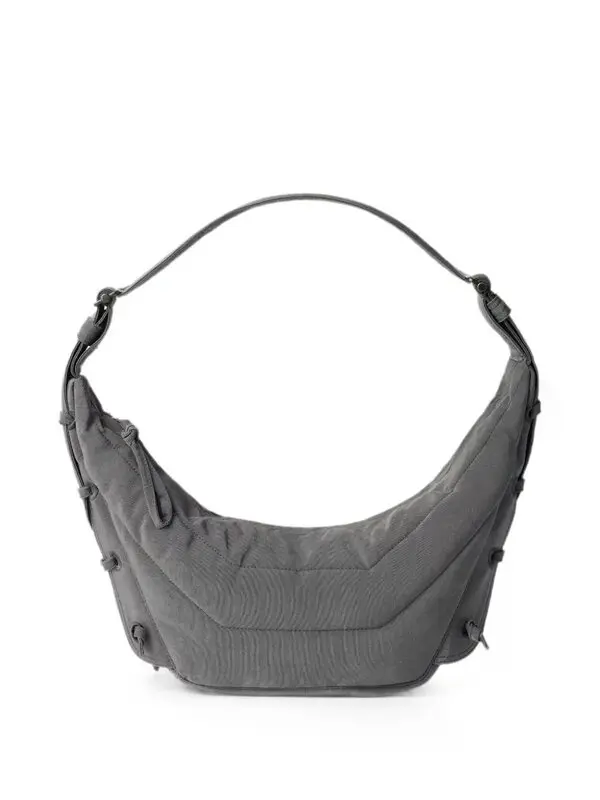 LEMAIRE Small Soft Game Bag In Nylon Canvas - Grey