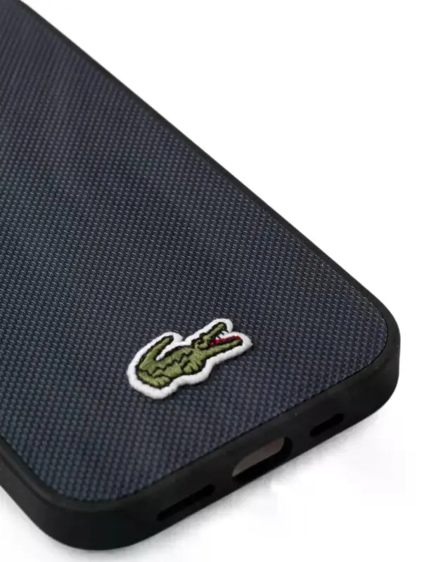 Lacoste Logo-patch Textured Iphone 16 Case