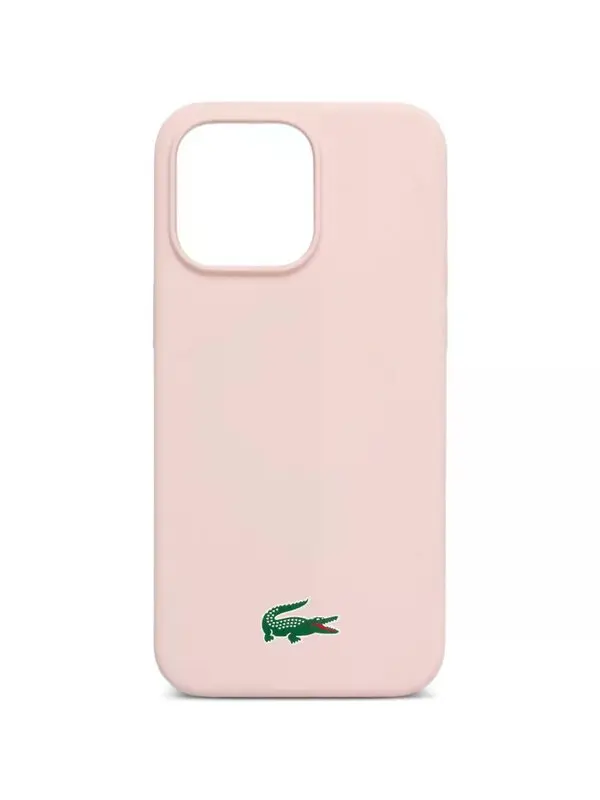 Lacoste Logo-patch Iphone 15 Case - Pink
