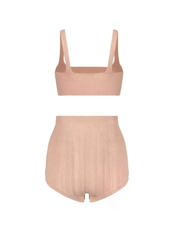 Red Valentino Ribbed Knit Set