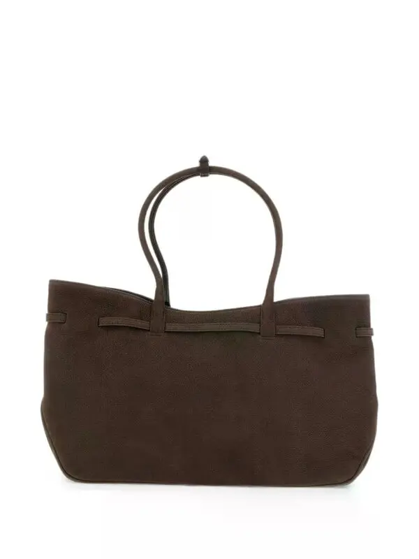 MARGESHERWOOD Granda Used Large Buckled Nubuck Tote Bag - Brown