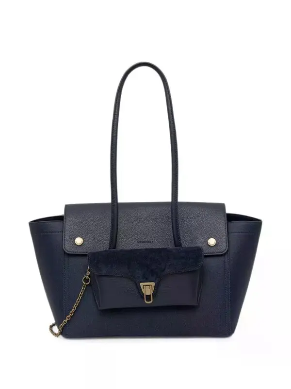 COCCINELLE Grained-leather Tote Bag