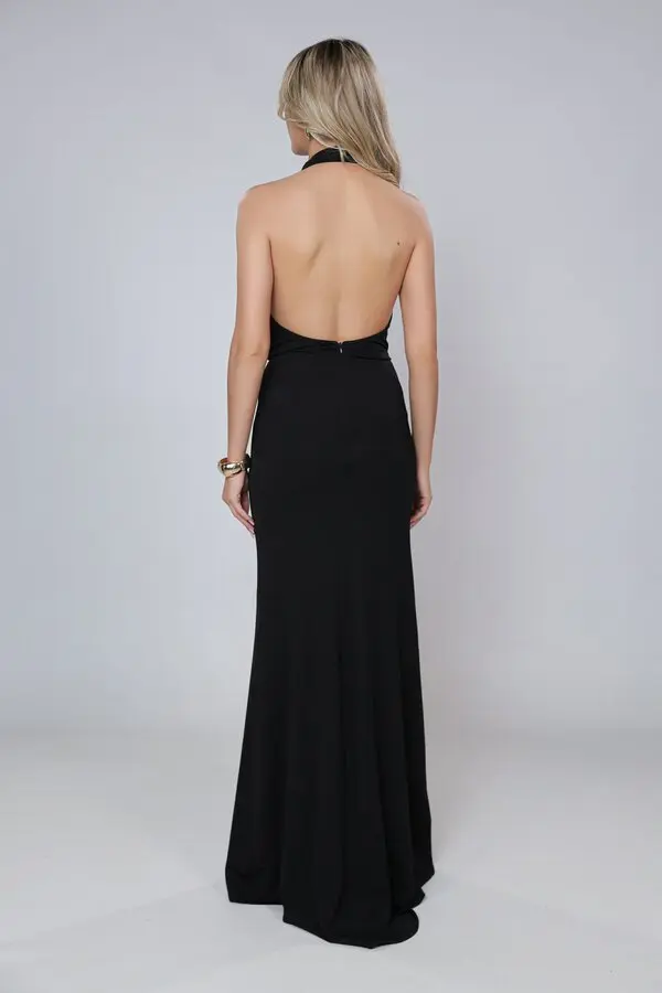ROSERRY Mallorca Jersey Open Back Maxi Dress