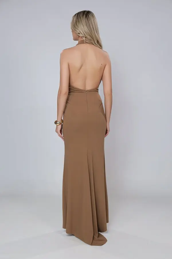 ROSERRY Mallorca Jersey Open Back Maxi Dress