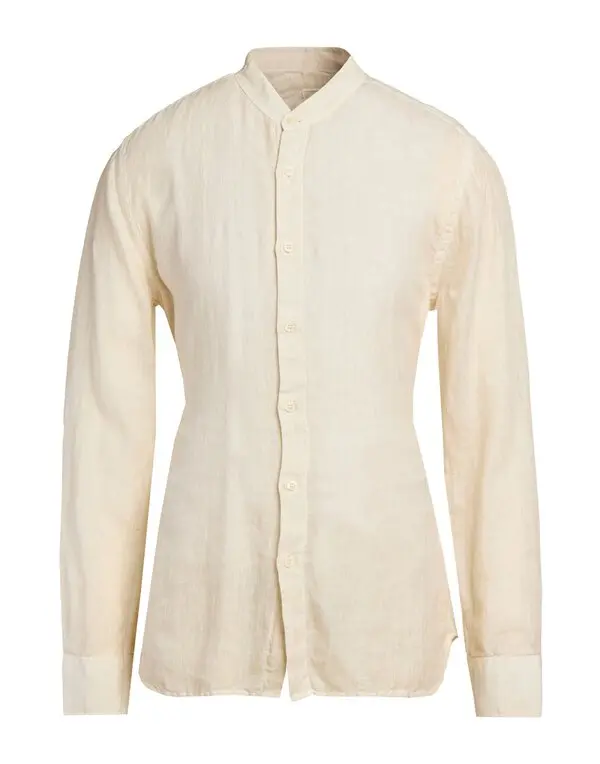 120% Lino Shirt Sand Size Linen