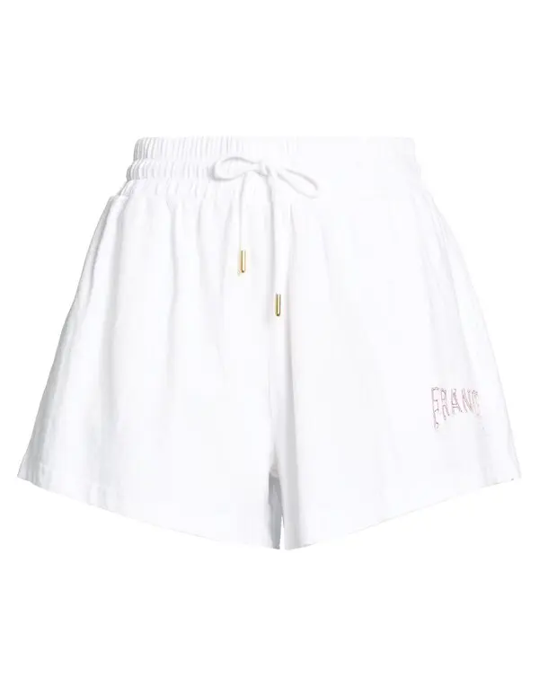 Sandro Cotton Jersey Athletic Shorts With Drawstring Waist