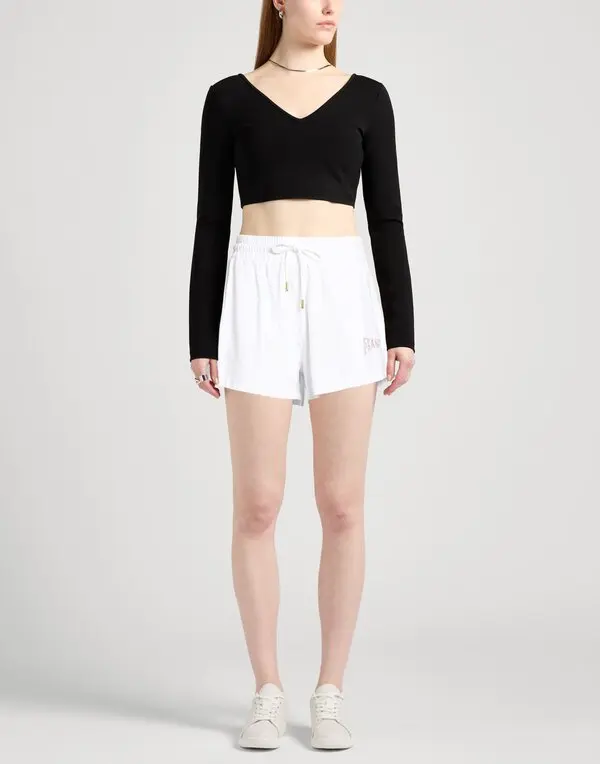 Sandro Cotton Jersey Athletic Shorts With Drawstring Waist