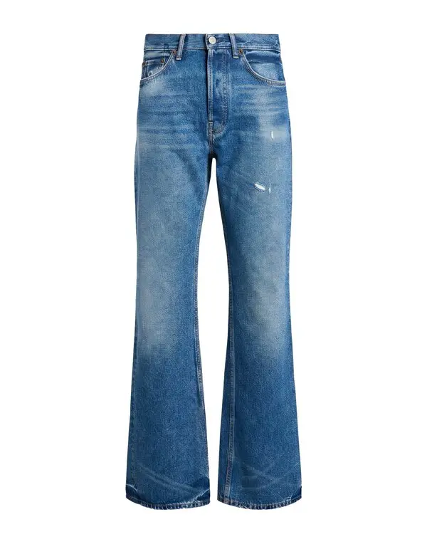 Acne Studios Straight-leg Distressed Denim Jeans
