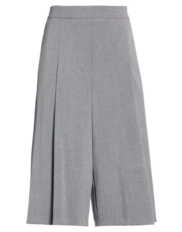 KAOS Stretch Crepe Bermuda Shorts - Grey