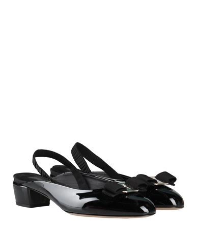FERRAGAMO Patent Leather Slingback Pumps