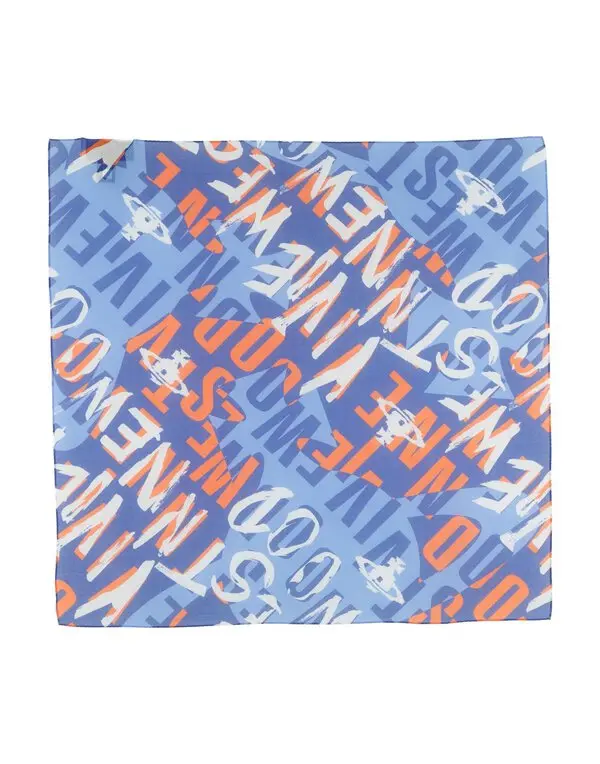VIVIENNE WESTWOOD Scarf Cotton - Blue
