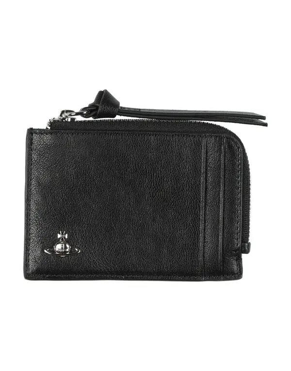 VIVIENNE WESTWOOD Cardholder Leather - Black