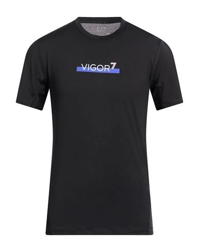 EA7 T-shirt Size Polyester, Elastane - Black