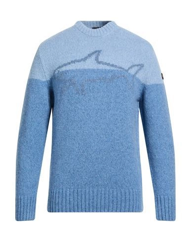 Paul & Shark Virgin Wool And Nylon Mélange Crewneck Sweater - Blue