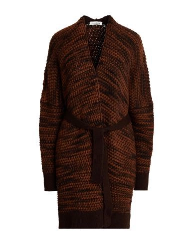MANILA GRACE Cardigan Size Wool, Polyamide, Acrylic, Viscose - Brown